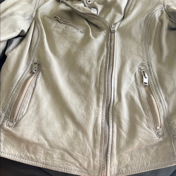 Mauritius | Jackets & Coats | Mauritius Gray Leather Womens Jacket With ...